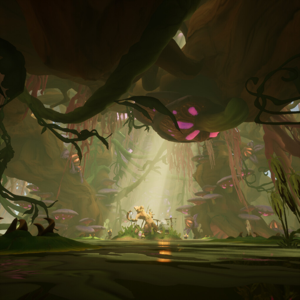 ArtStation - Stylized Swamp - Harvesting Mana