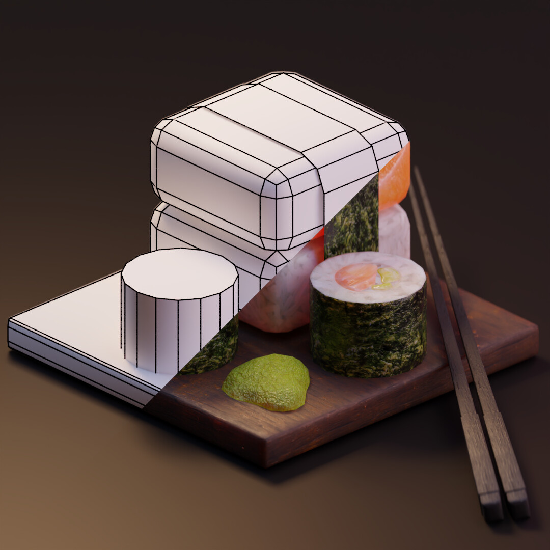ArtStation - Game Ready Sushi