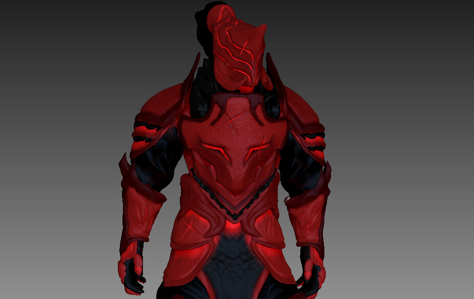 ArtStation - Red Warrior