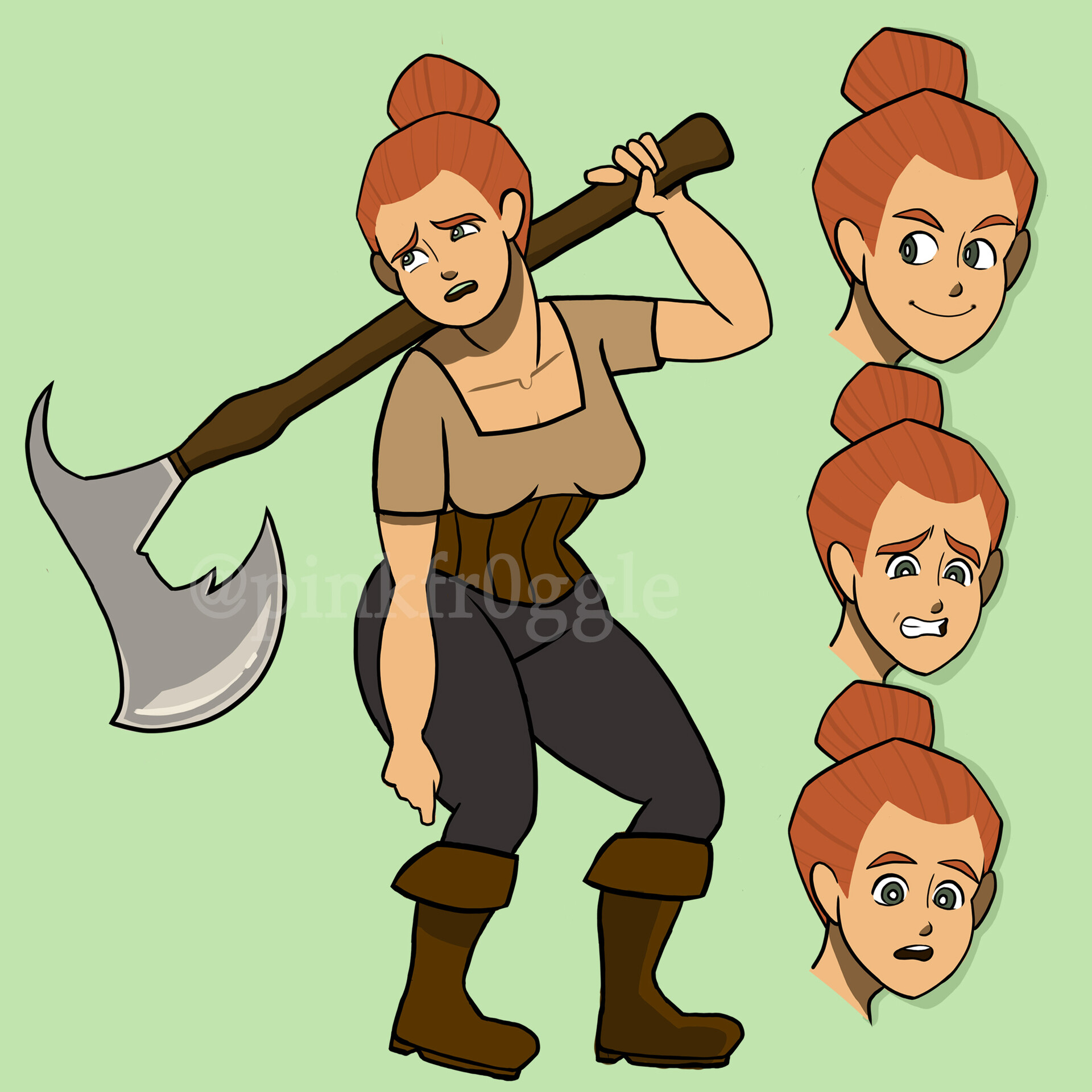 ArtStation - Character sheet #1