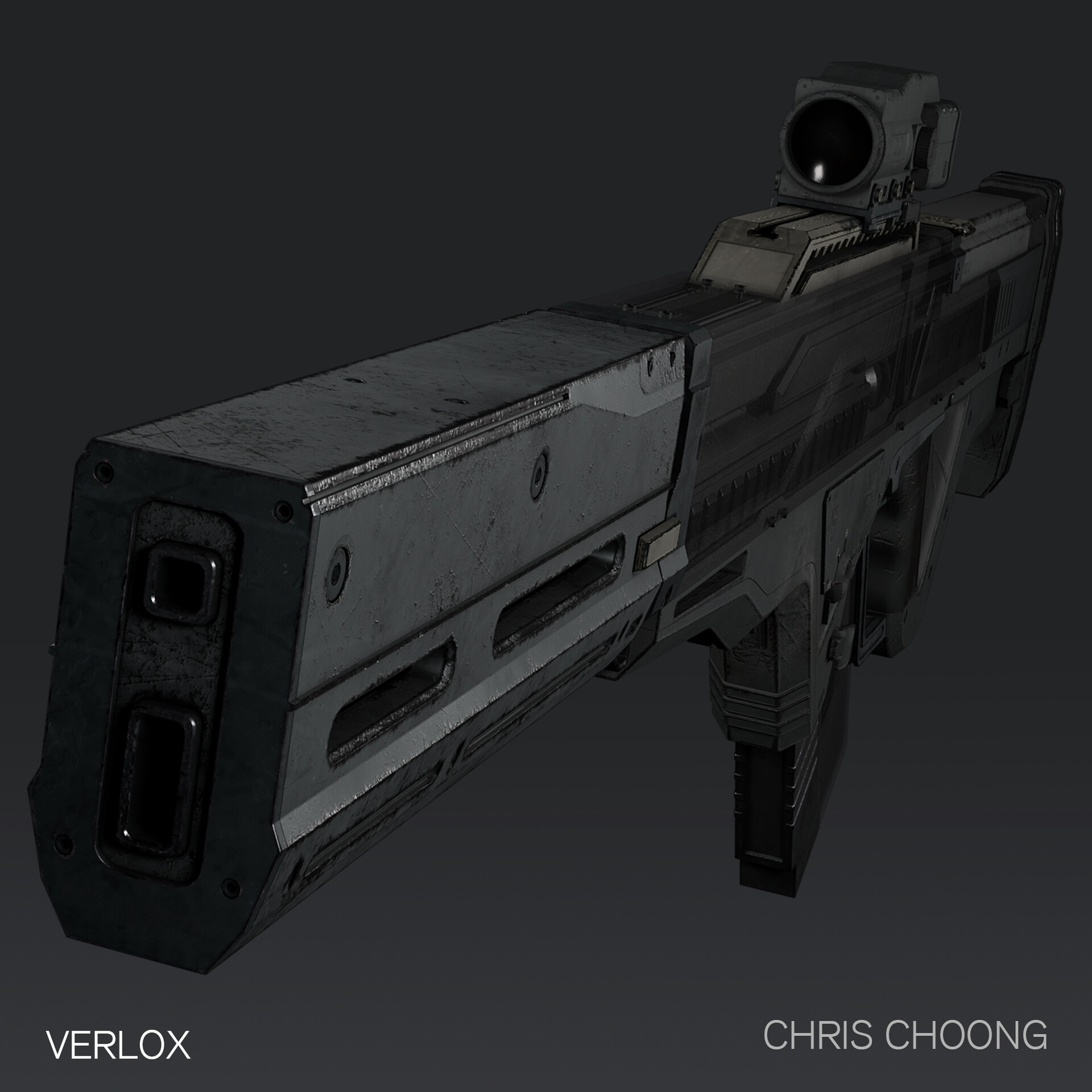 ArtStation - KS-VERLOX (Concept Gun)