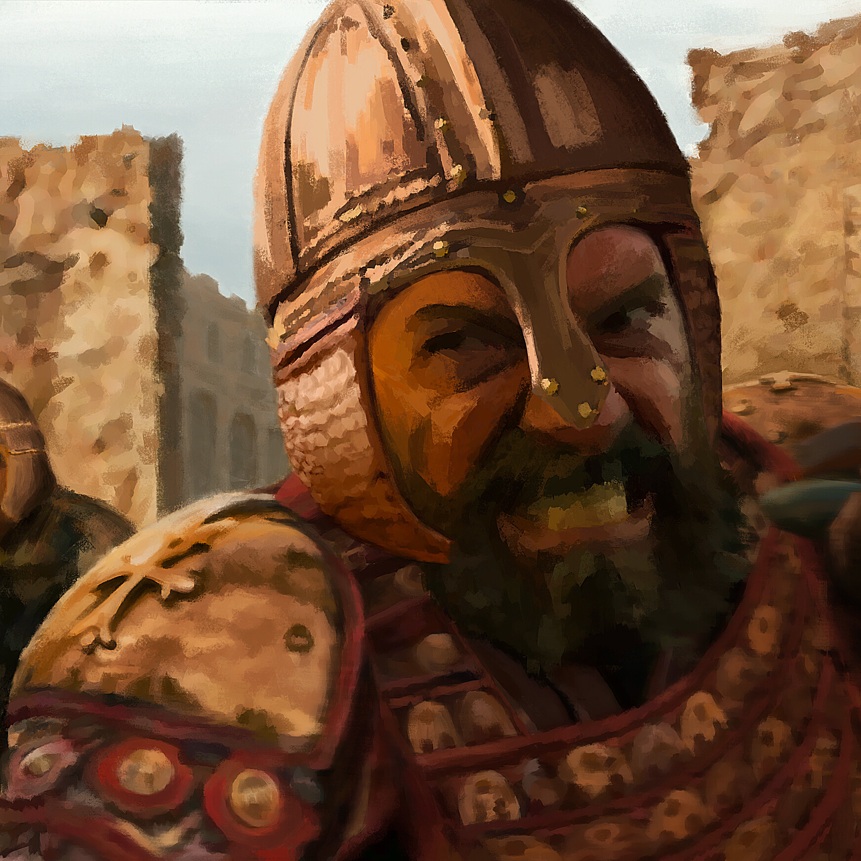 ArtStation - Heraclius arrival to Constantinople