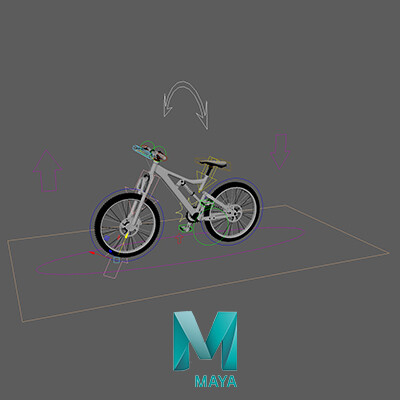 ArtStation - Bicycle Rig