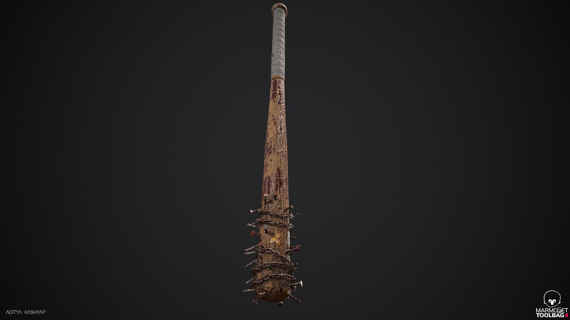 ArtStation - zombie melee weapon (baseball bat)