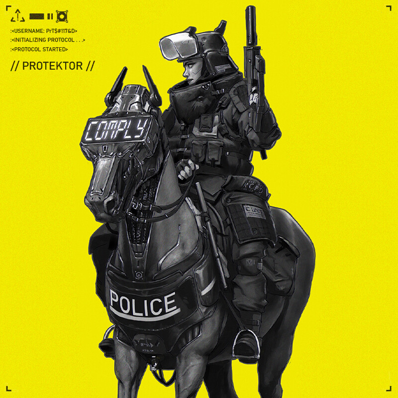 ArtStation - Cyberpunk Week - RC Police C-Unit