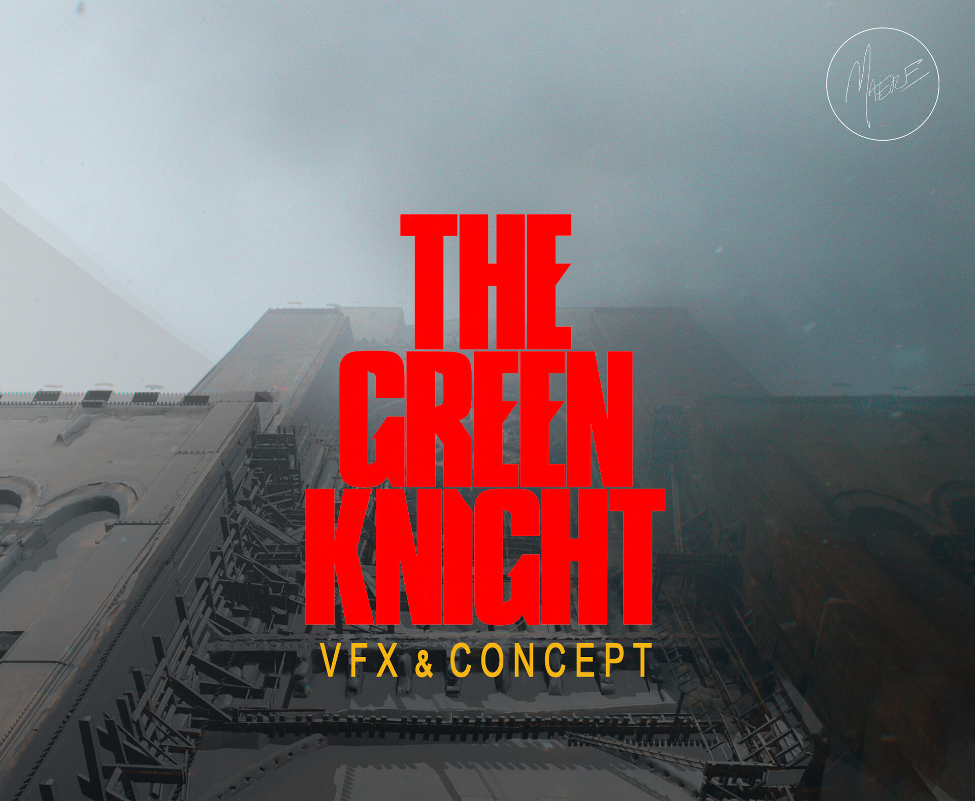 Maere Studios - THE GREEN KNIGHT - Castle Process and Design