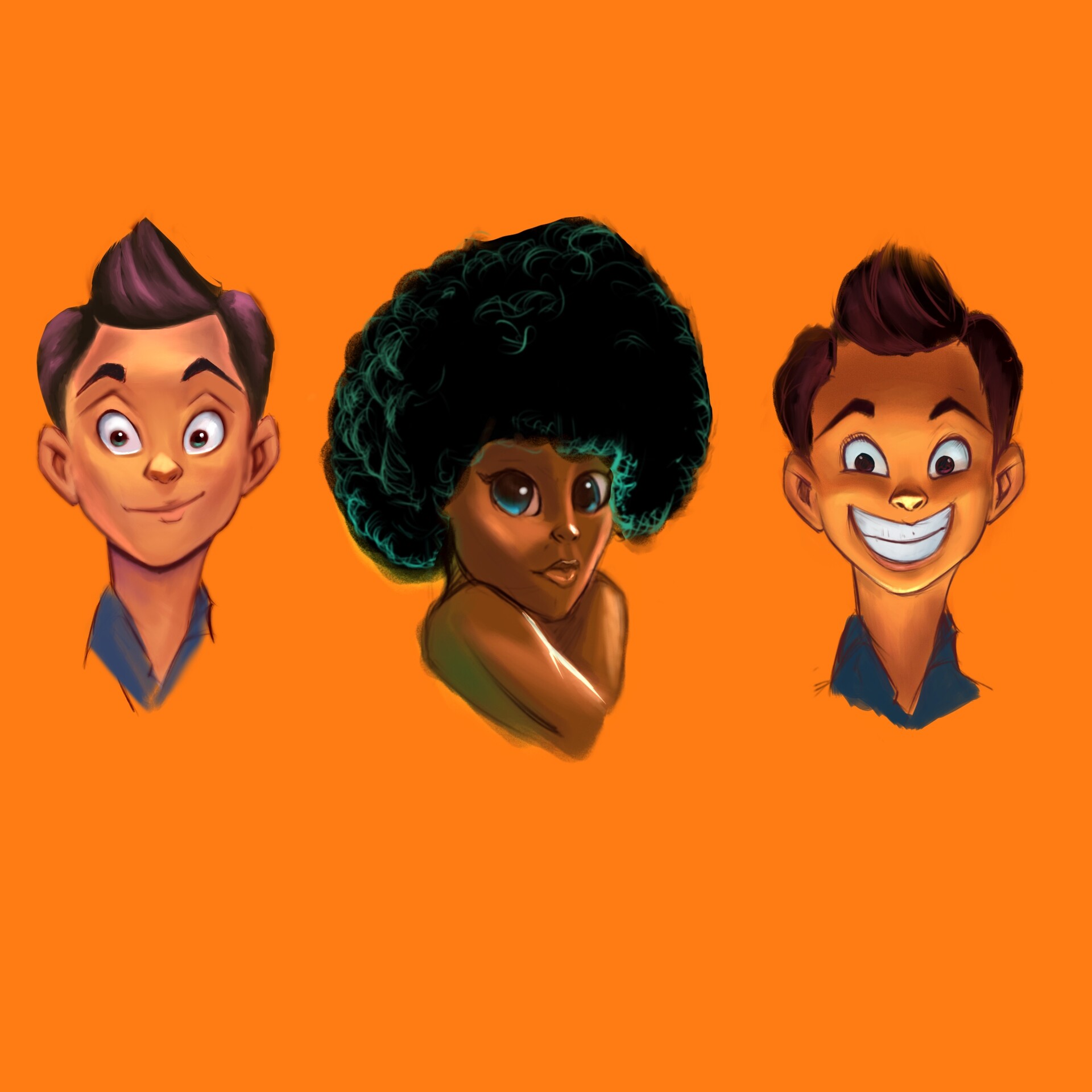 ArtStation - Headshot Sketches