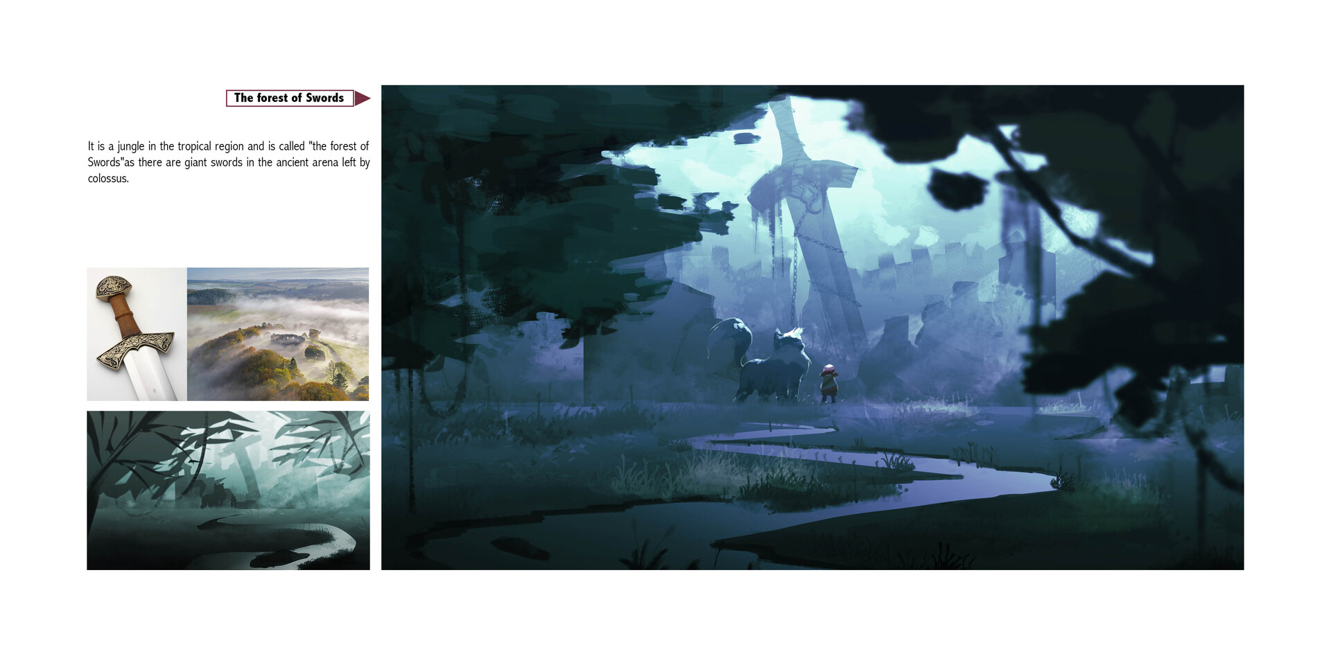 ArtStation - Concept art: Colossus and distant world