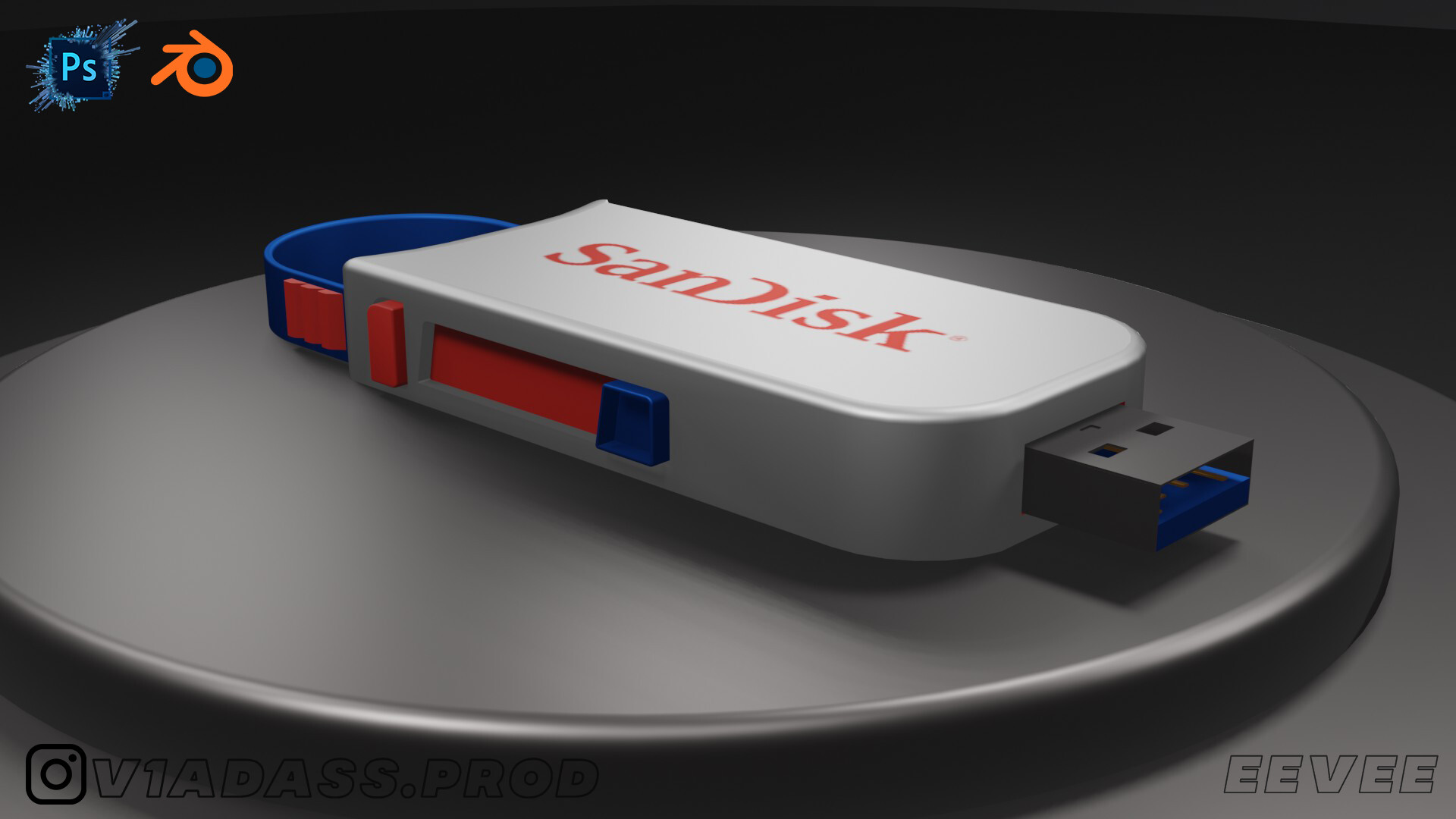 ArtStation - Flash Drive SanDisk Cruzer U