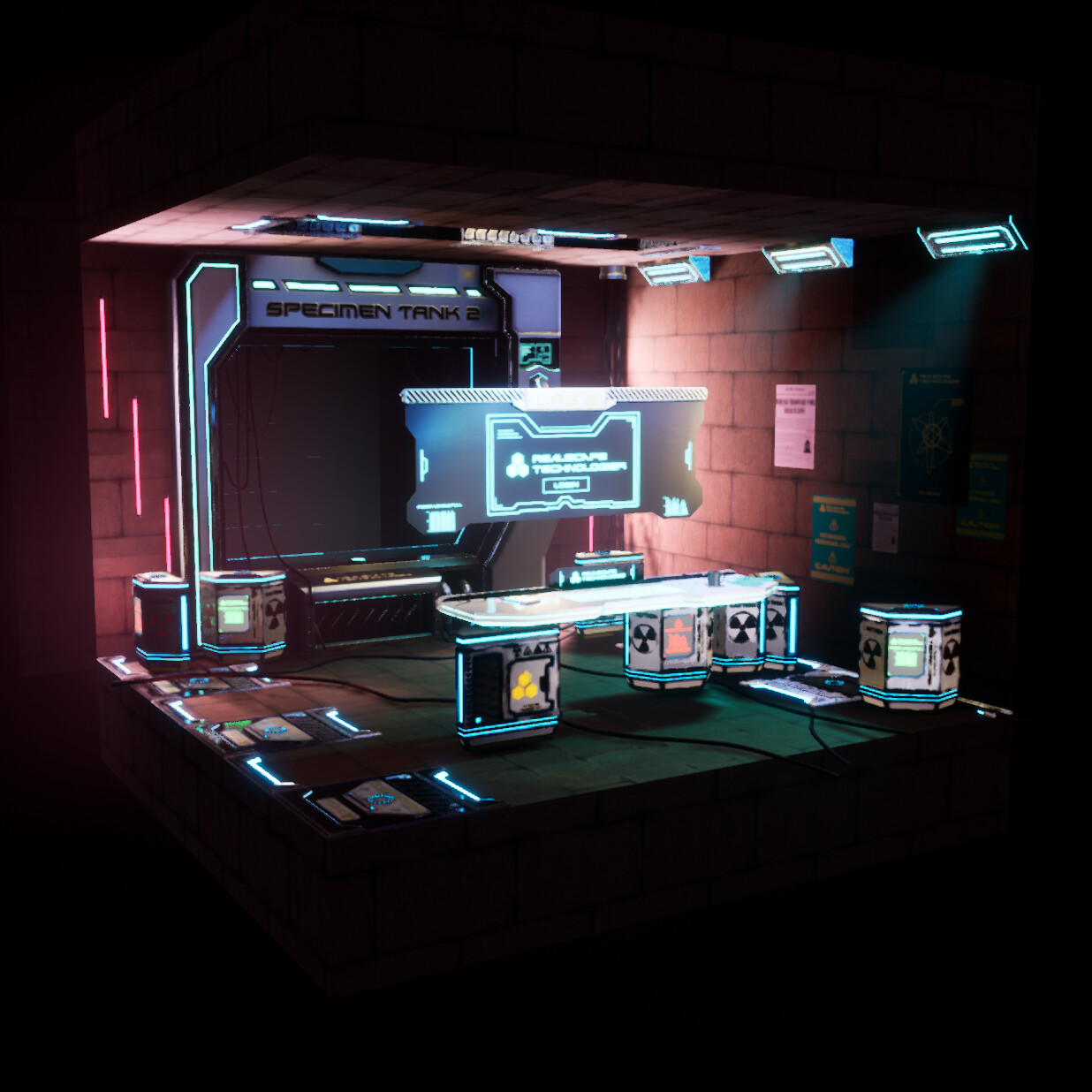 ArtStation - 3D Sci Fi Scene