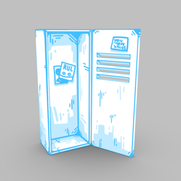 ArtStation - Locker Props