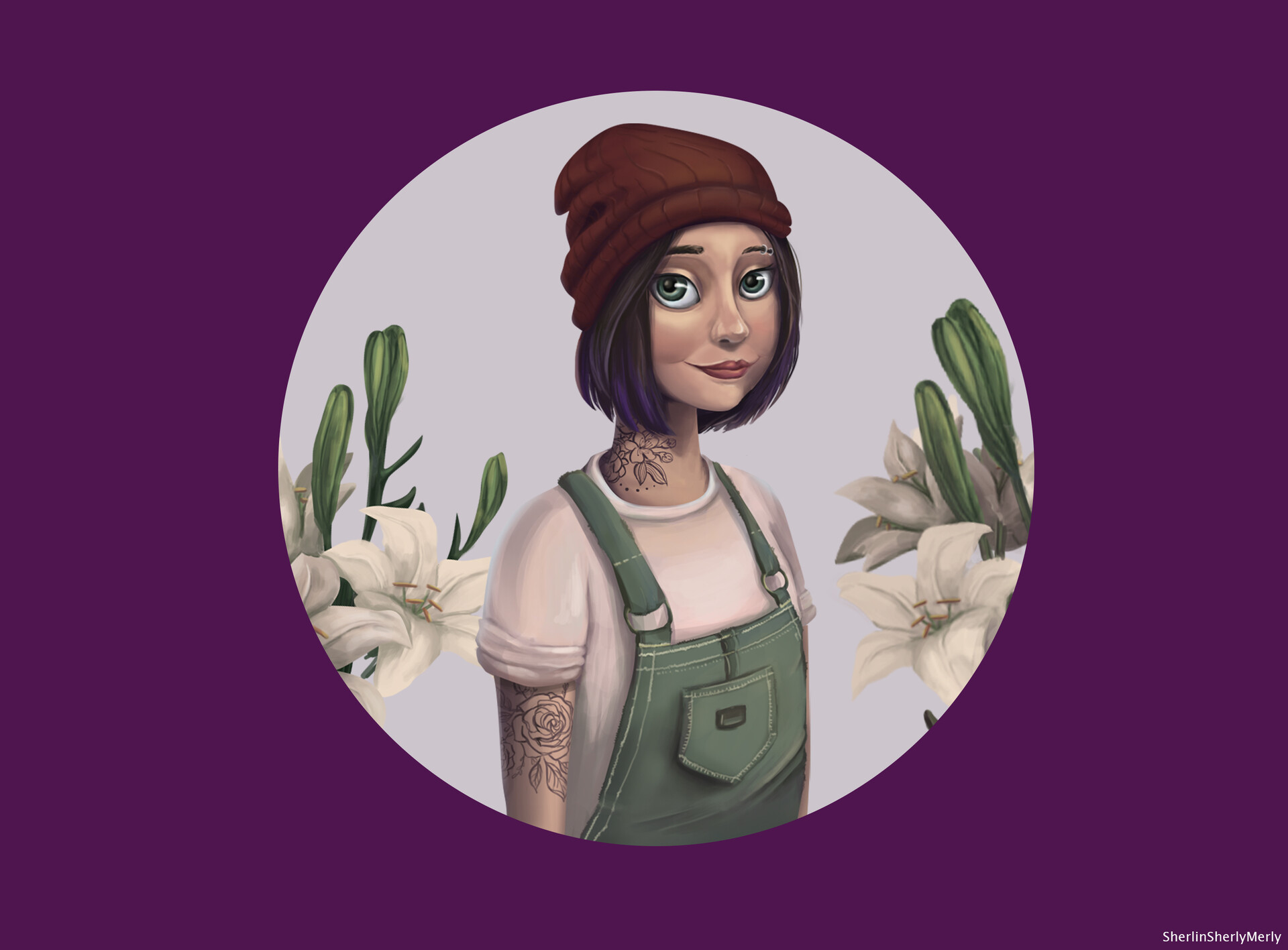 ArtStation - Florist Character Design- Zoe