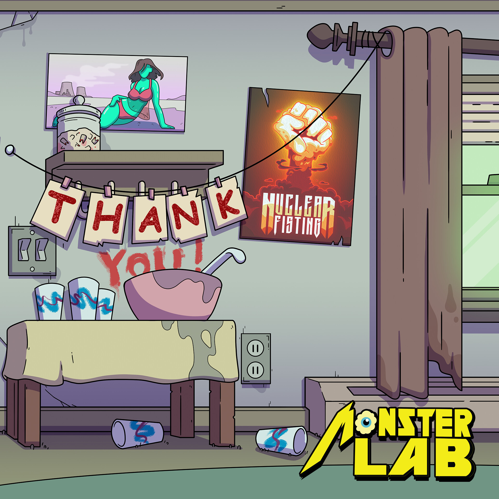 ArtStation - Monster Lab: Episode 5 Background Art