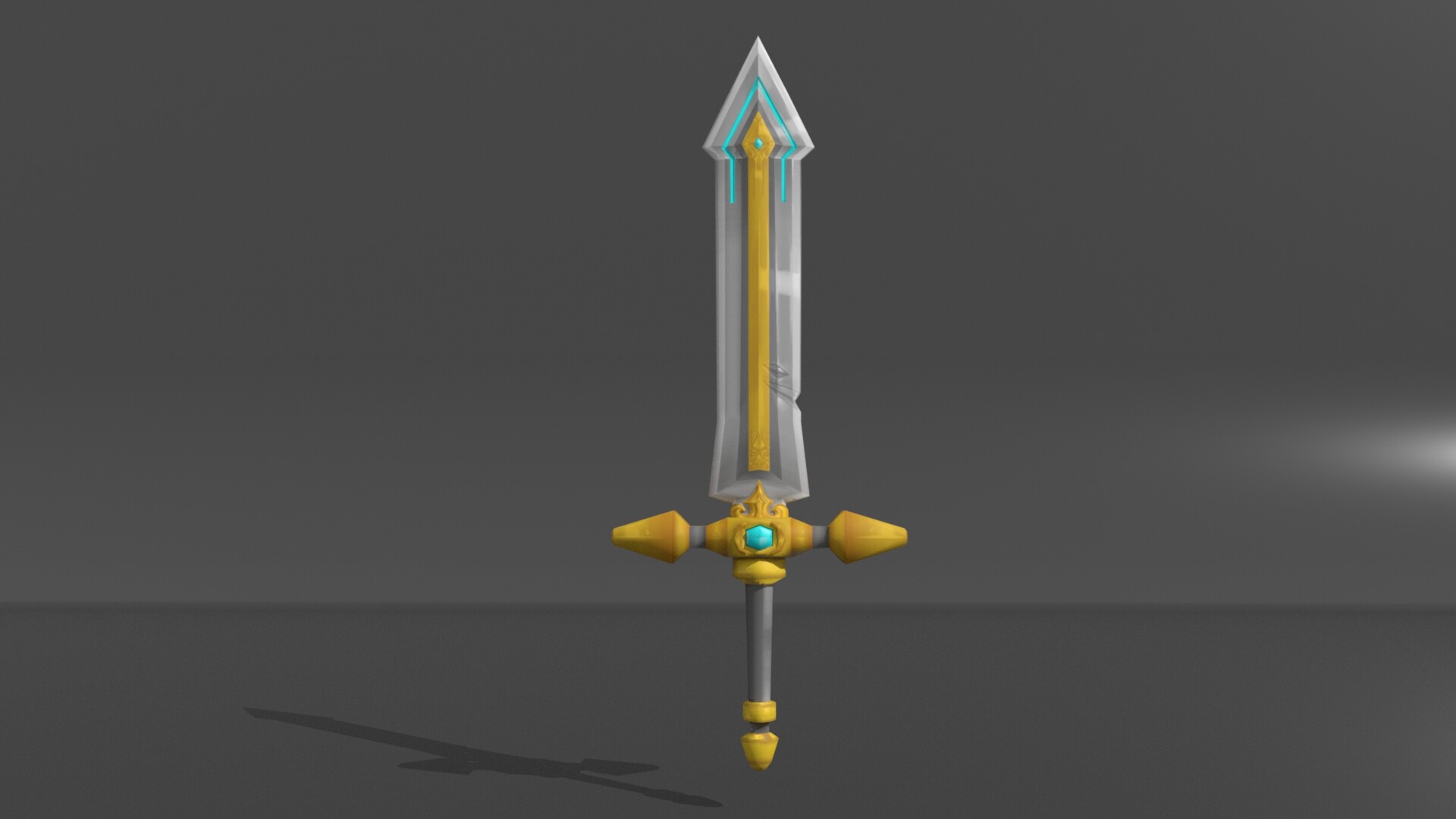 ArtStation - Fantasy Sword - Low Poly Model
