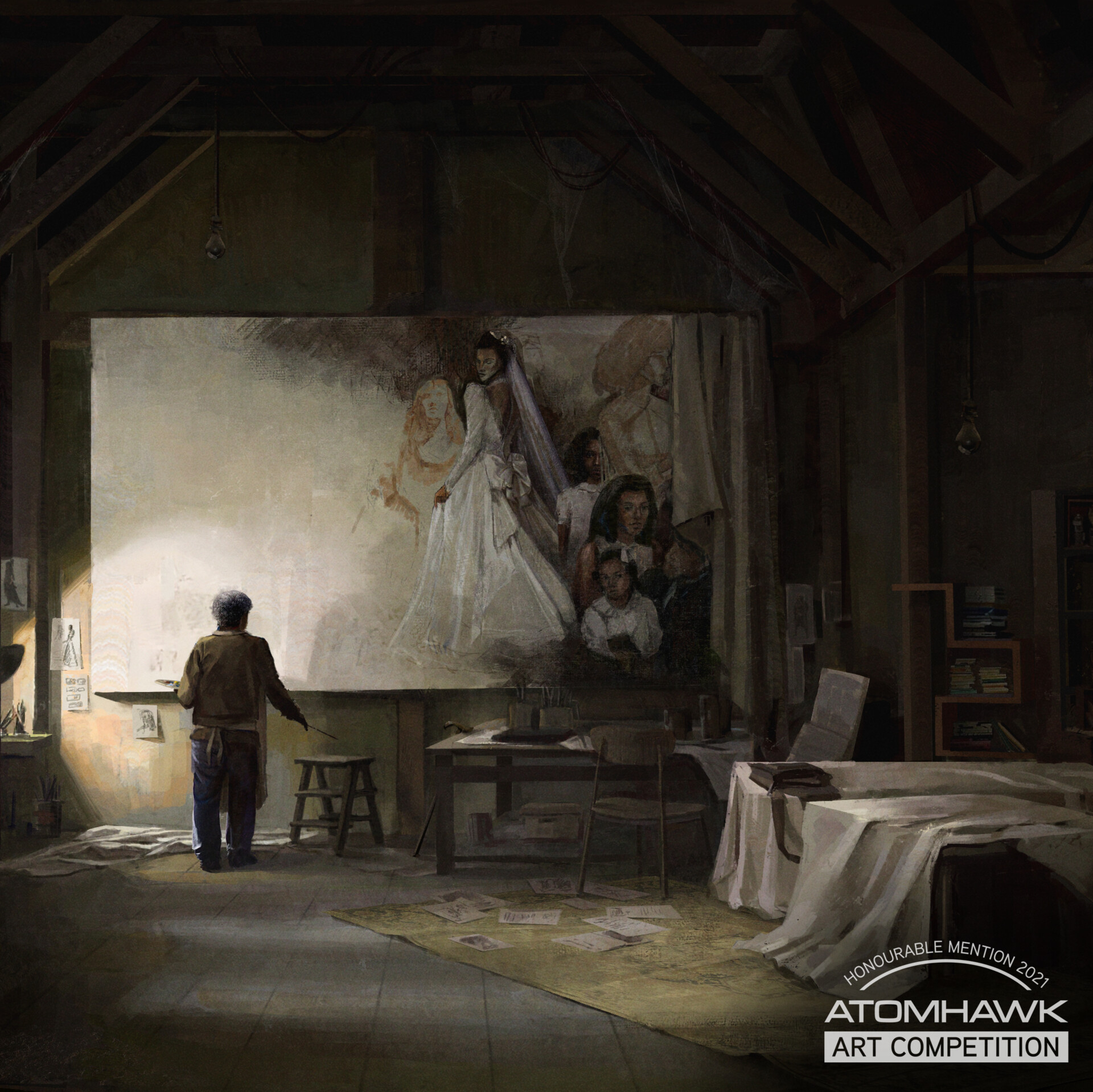 ArtStation - Atomhawk Art Competition - The Return