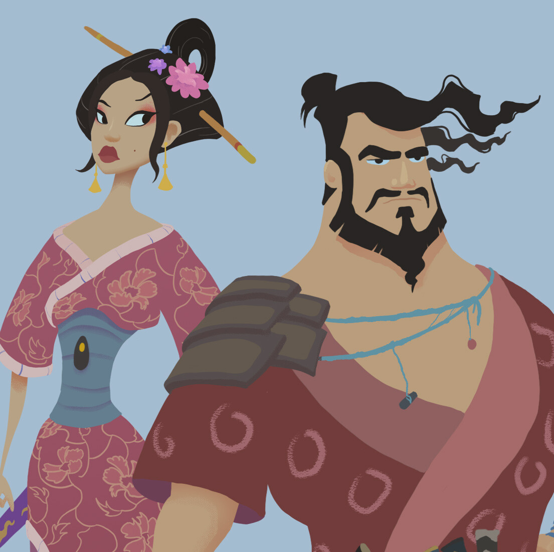 ArtStation - Bad Samurai