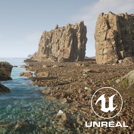 ArtStation - Nordic Beach (Unreal Engine), 2021