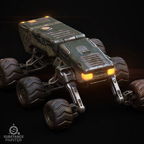 ArtStation - Robotic Rover Texturing