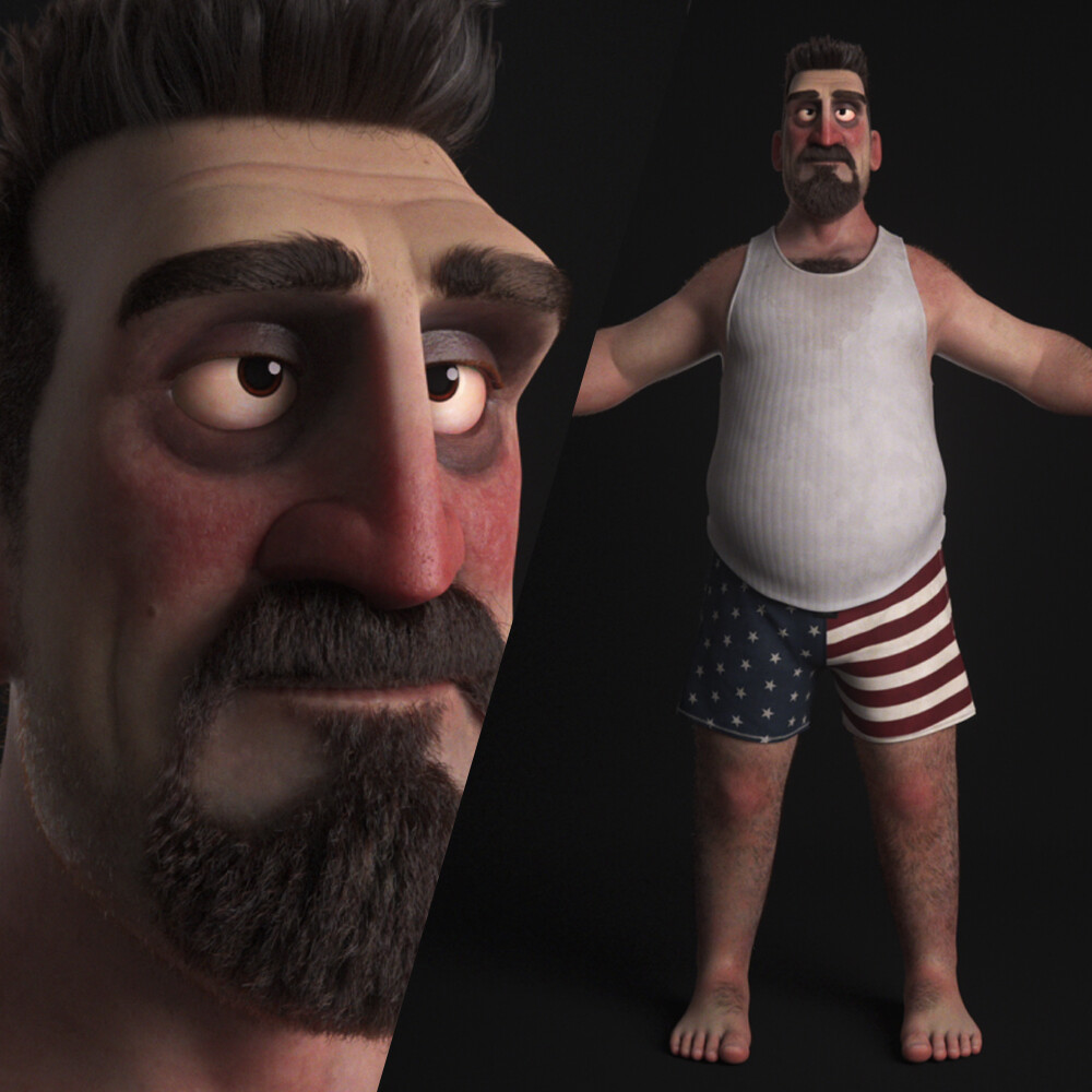 ArtStation - Character & Props lookdev & Groom on Merry Big Mess ...