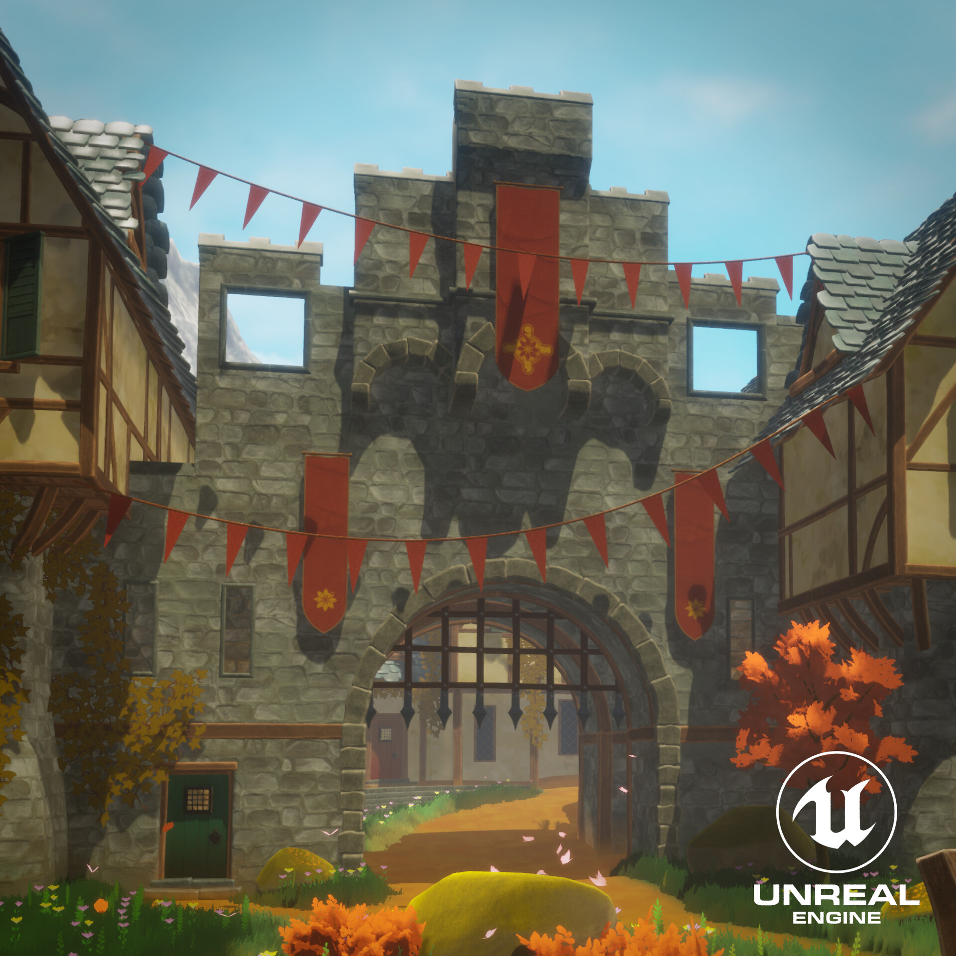 ArtStation - Stylized Castle Gate (UE4)
