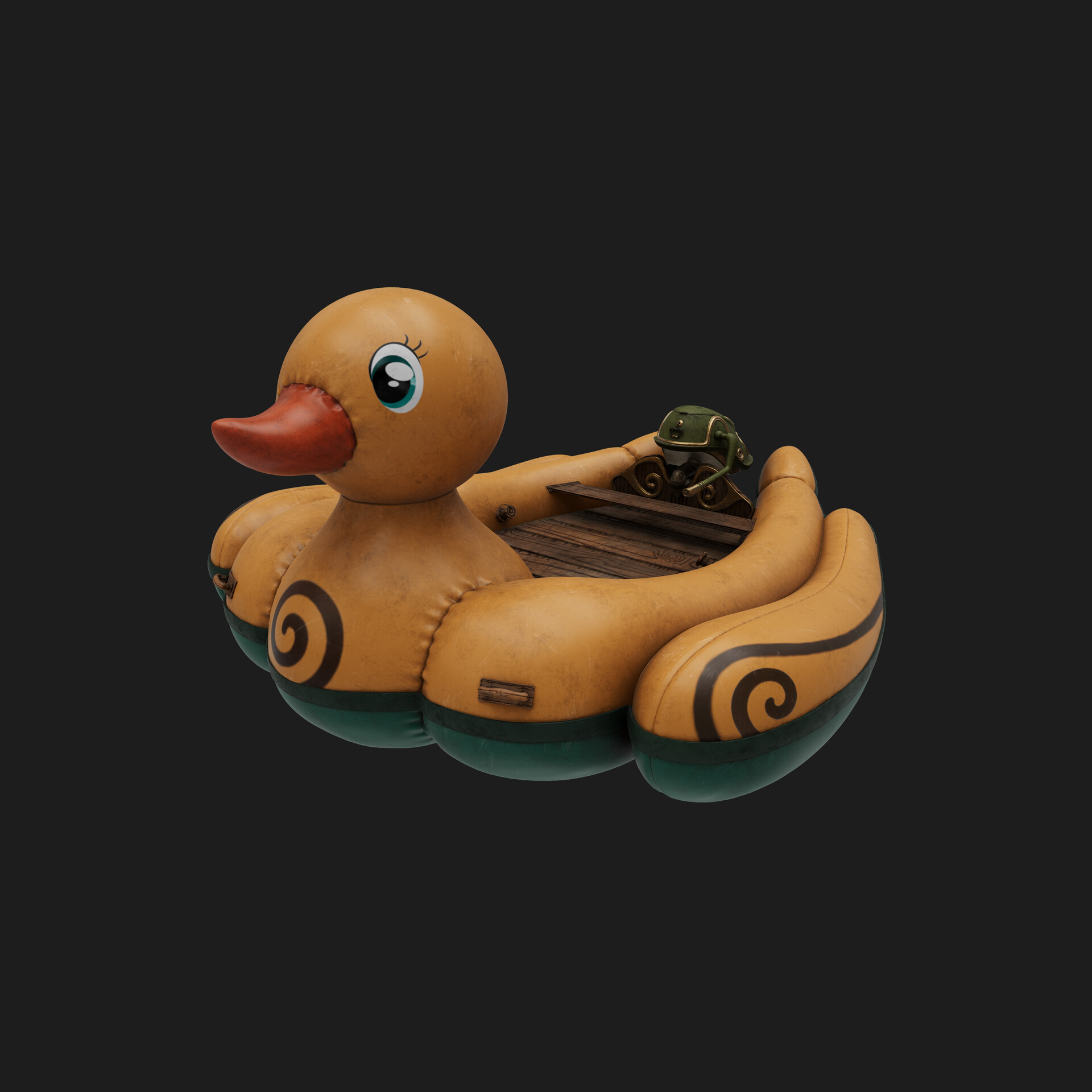 ArtStation - Funny Duck boat