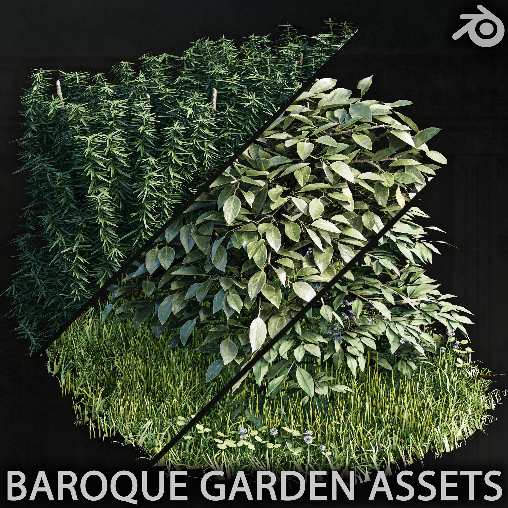 ArtStation - Baroque Garden Assets