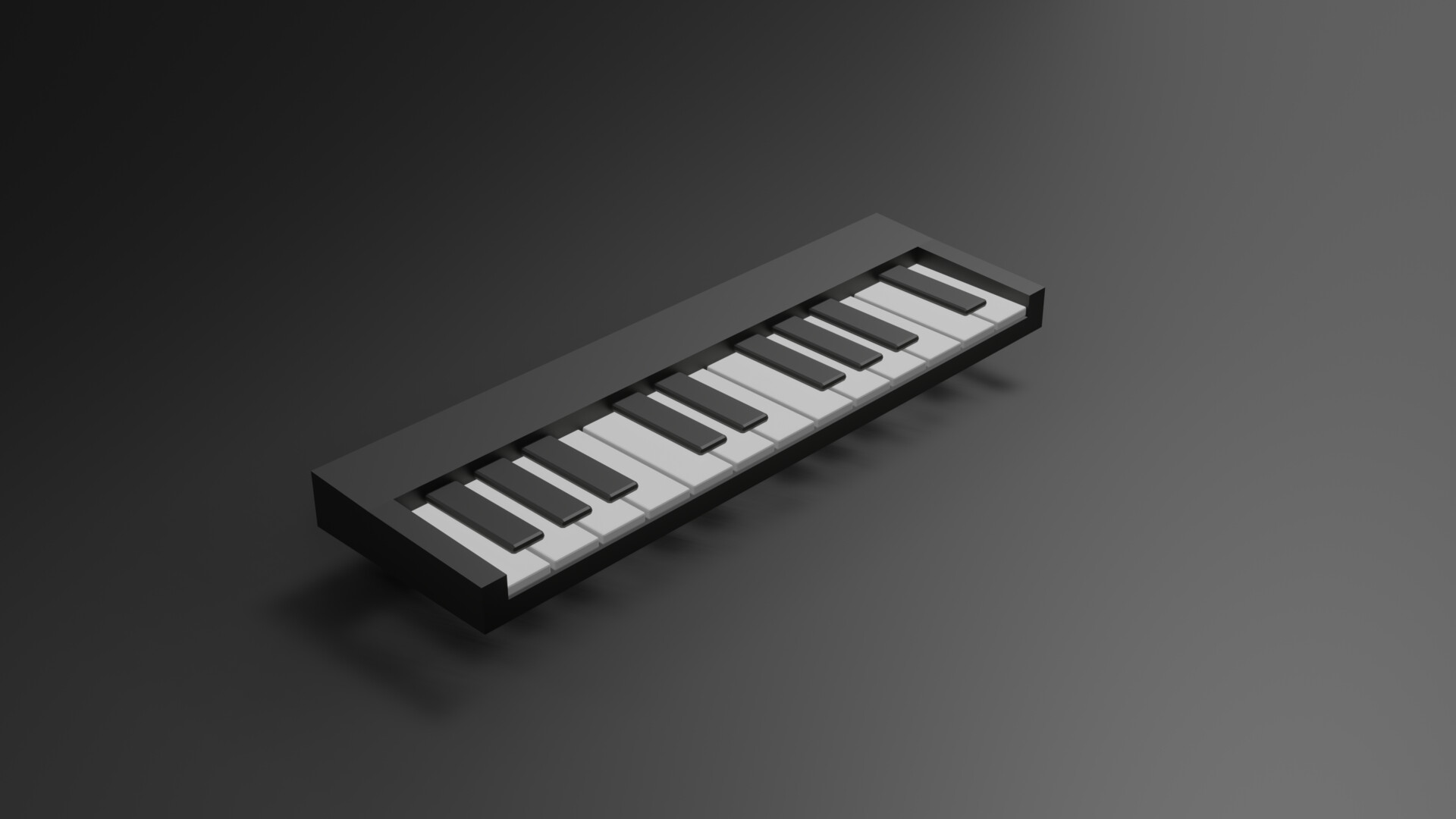 ArtStation - Low Poly Keyboard