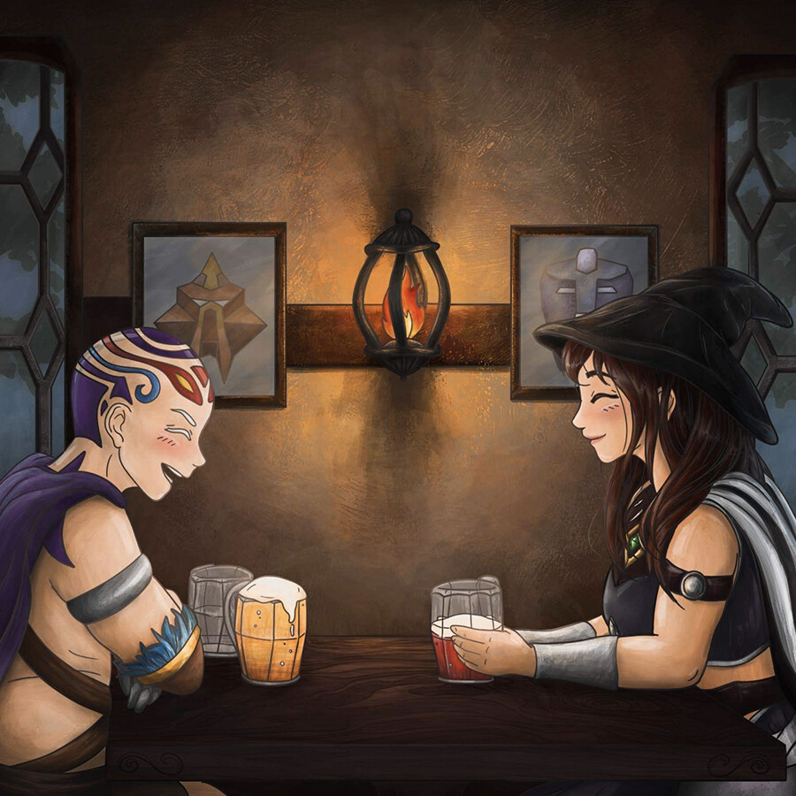 ArtStation - Hangout at the Jolly Boar