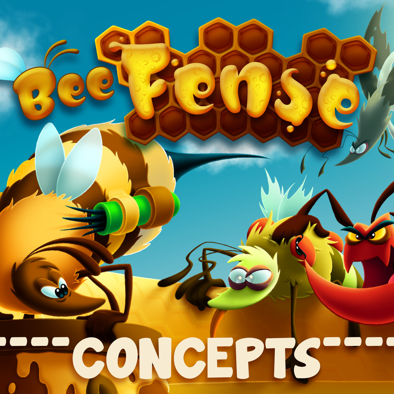 ArtStation - BeeFense Concepts