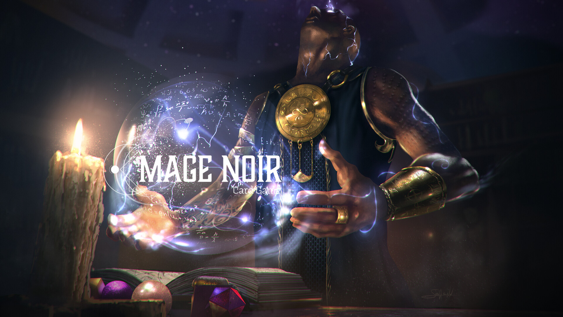 ArtStation - Mage Noir "Rituel du savoir"