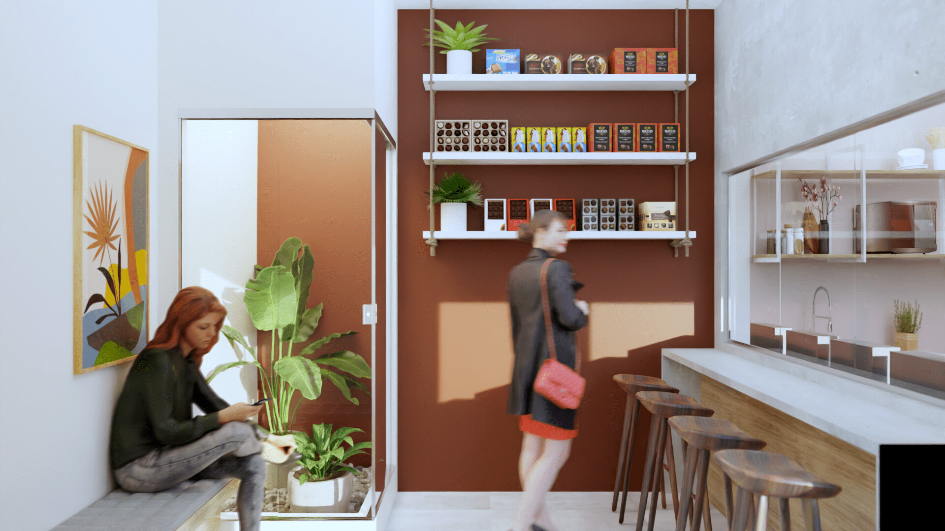 ArtStation - 2021 // CHOCOLATE STORE CGI