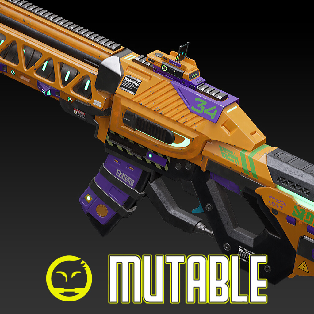 ArtStation - Mutable Customizable Sci-Fi Weapon / Unreal Engine 4