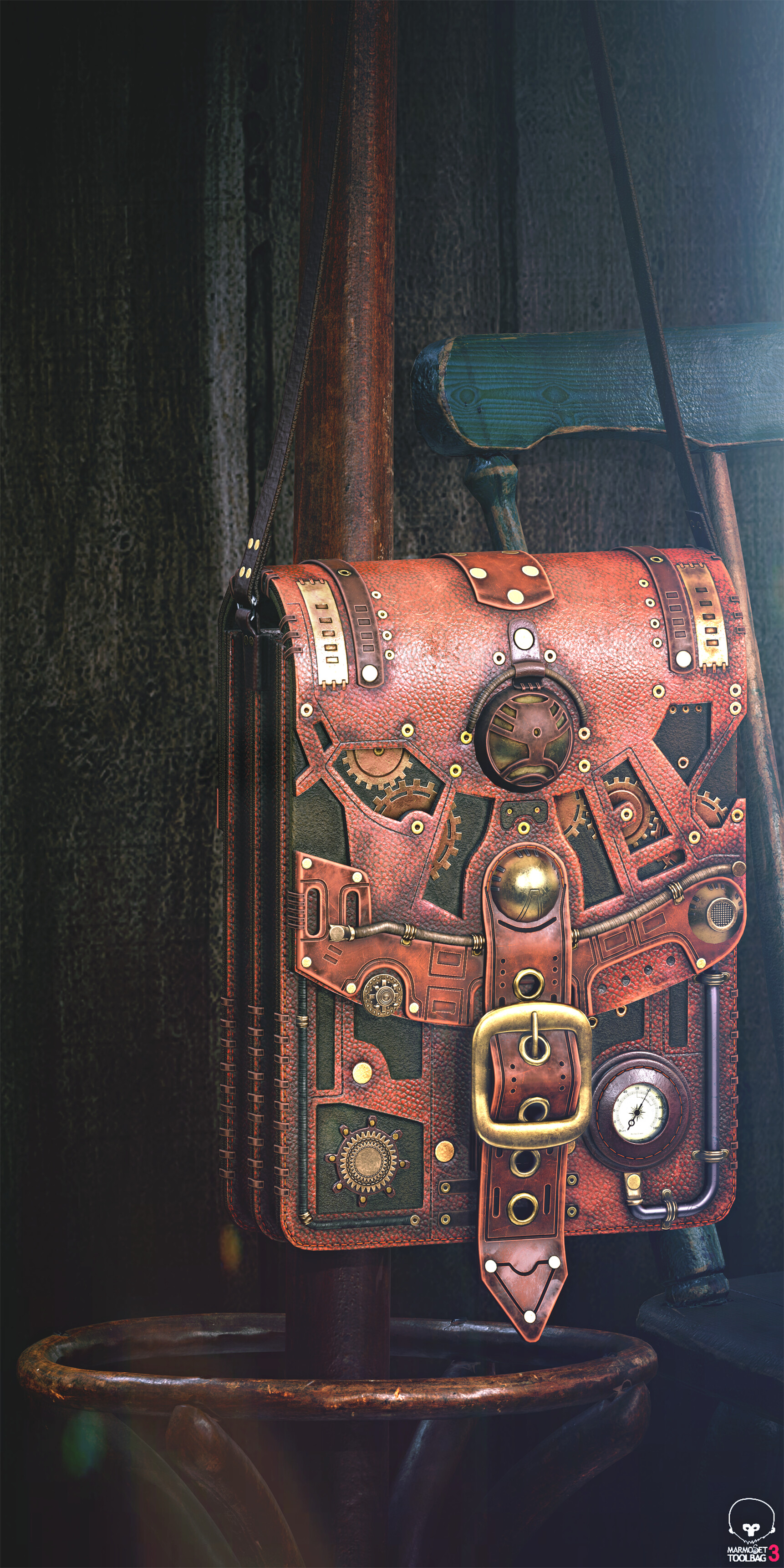 ArtStation - SteamPunk Bag