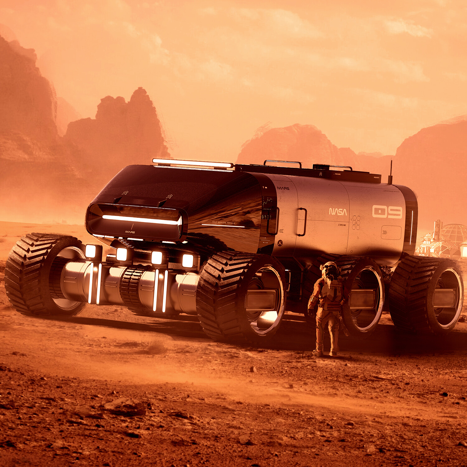 ArtStation - Mars Rover
