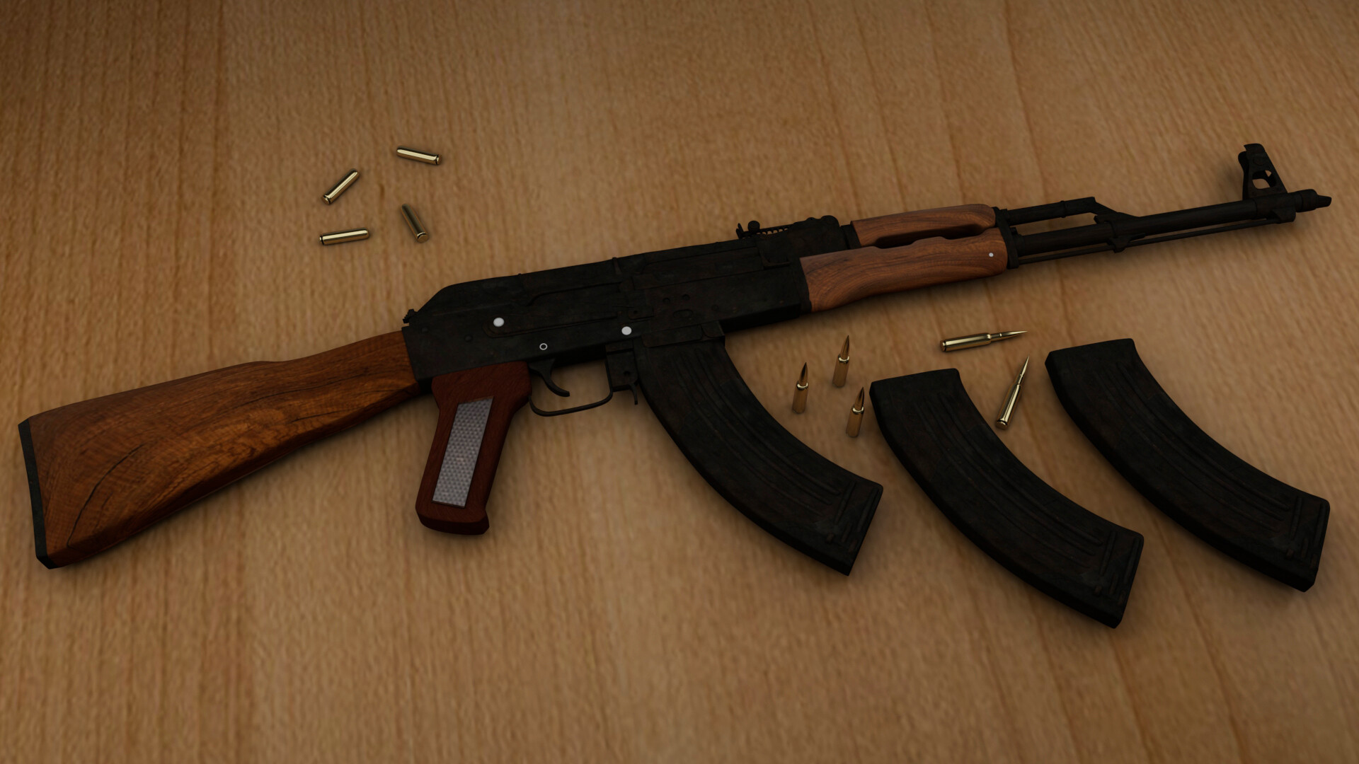 ArtStation - AK 47 GUN
