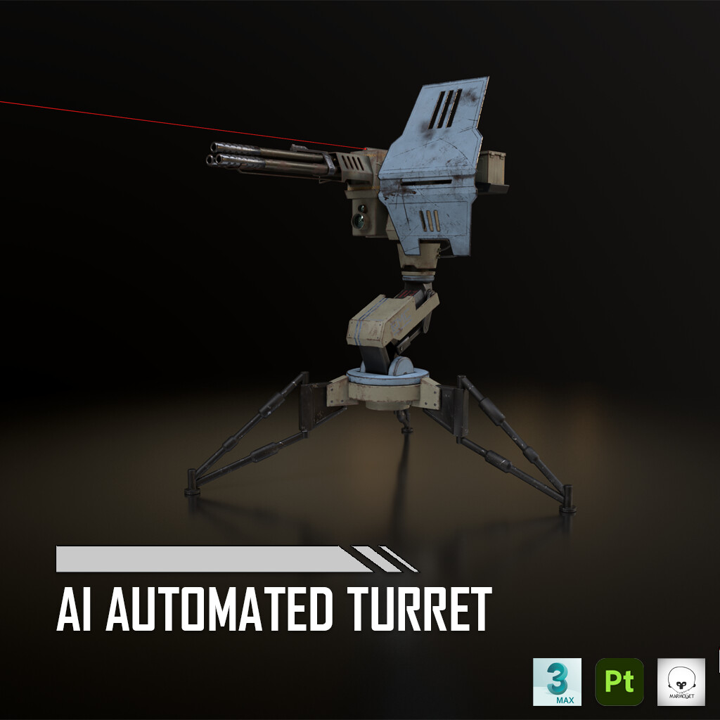 ArtStation - AI Automated Turret