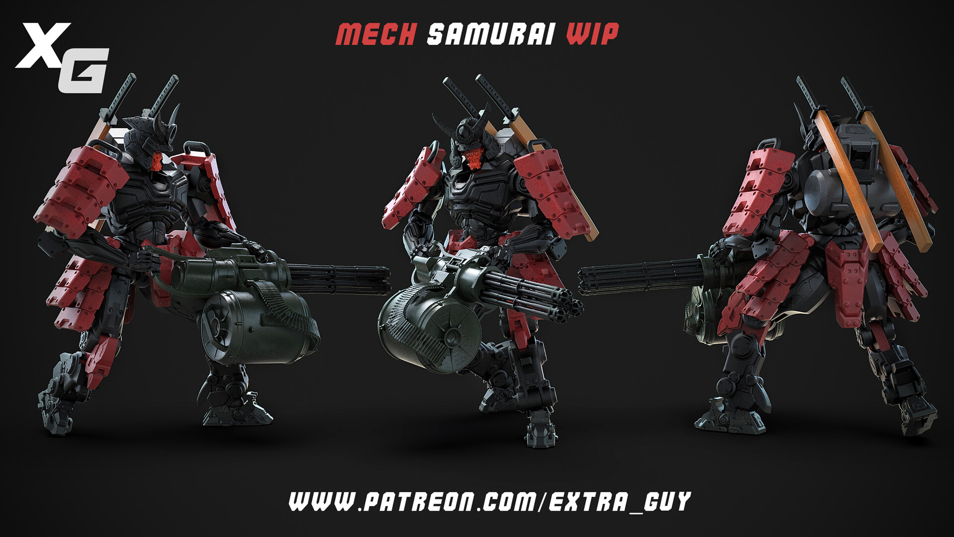 ArtStation - Samurai Mech (Printable)