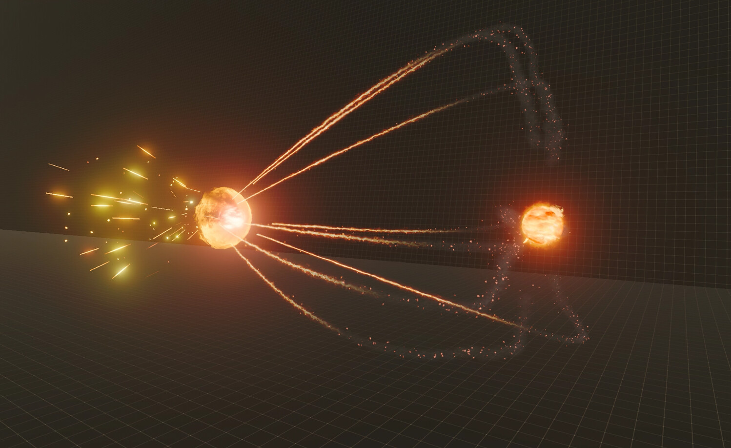 ArtStation - Sun strike skill effect