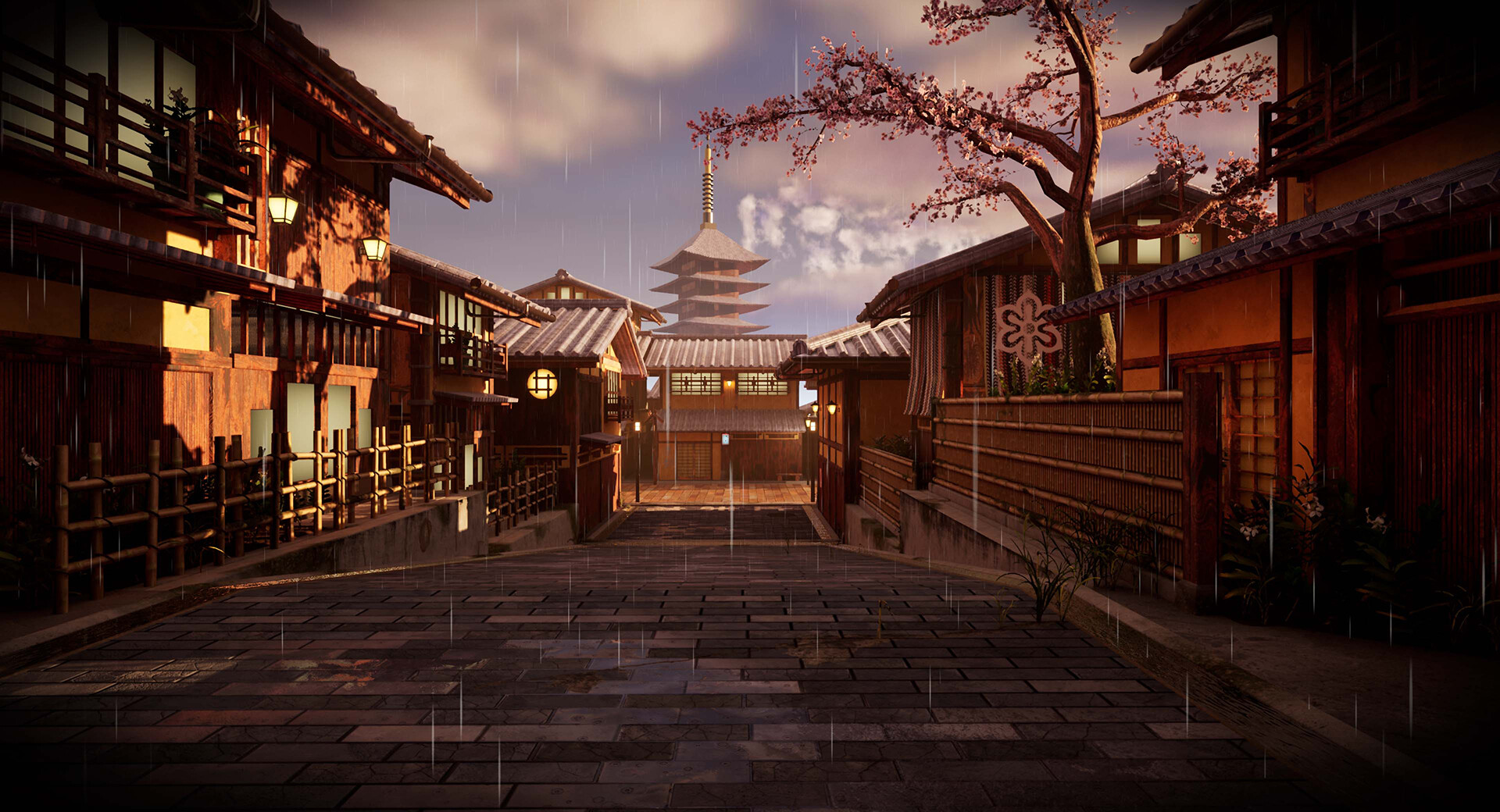 ArtStation - Old Town Kyoto
