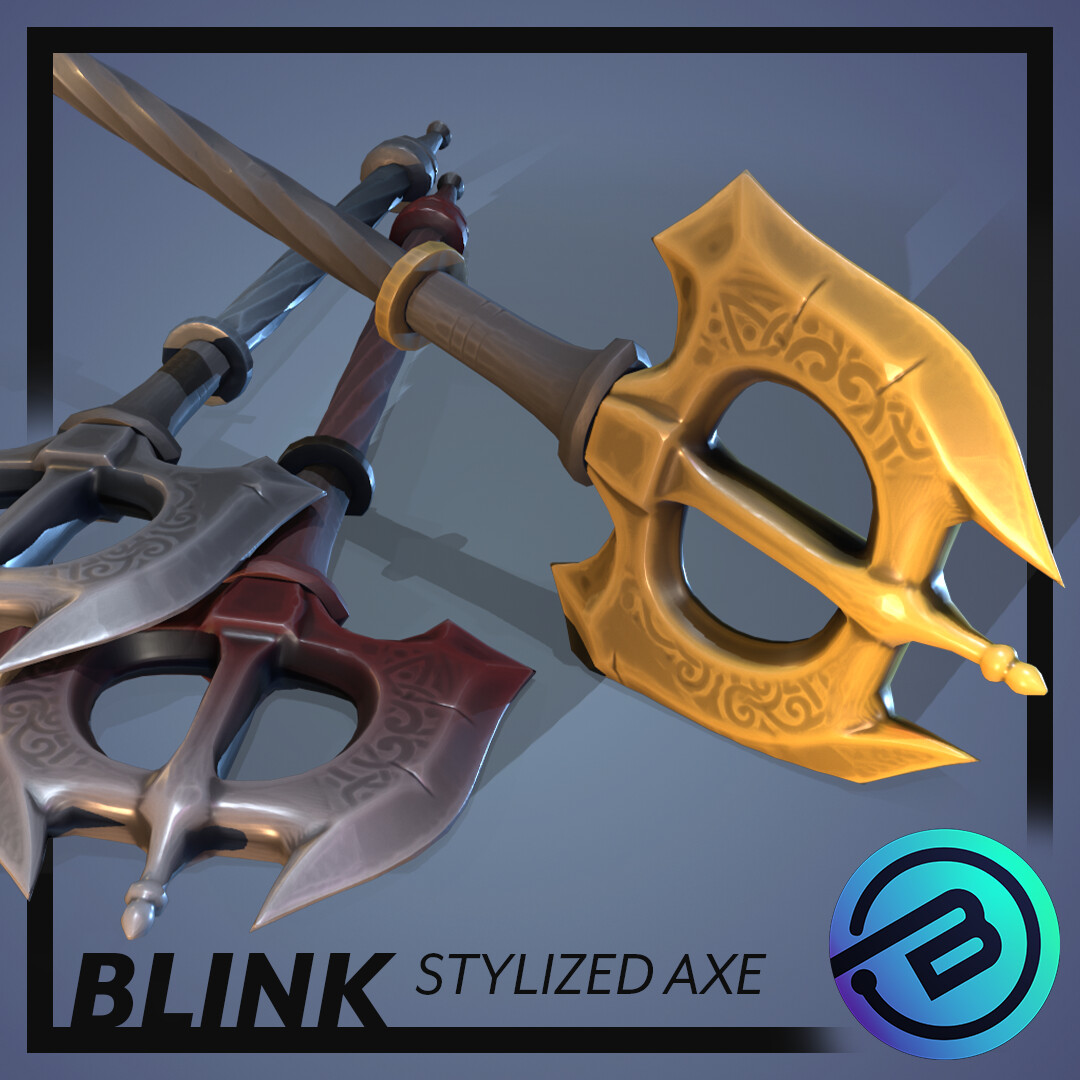 ArtStation - Stylized Axes - Blink Studios
