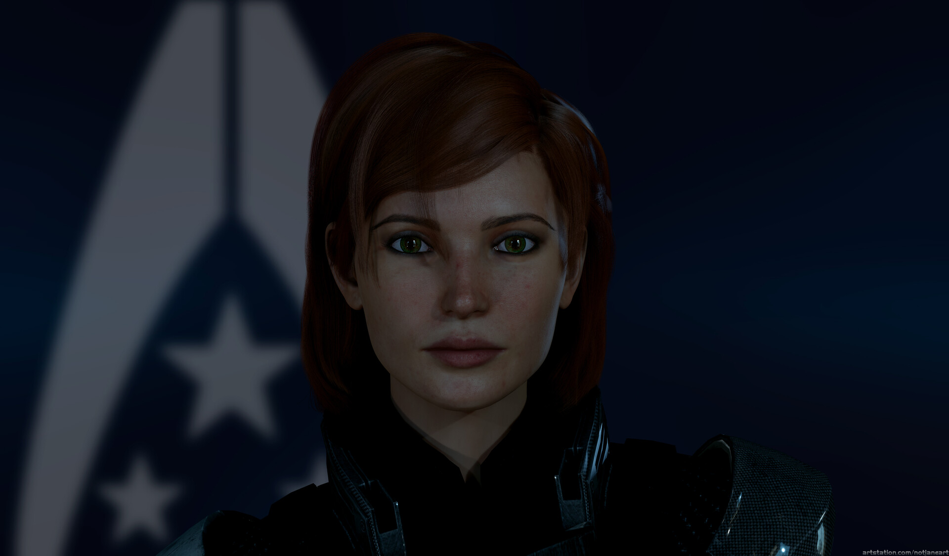 ArtStation - Commander Shepard