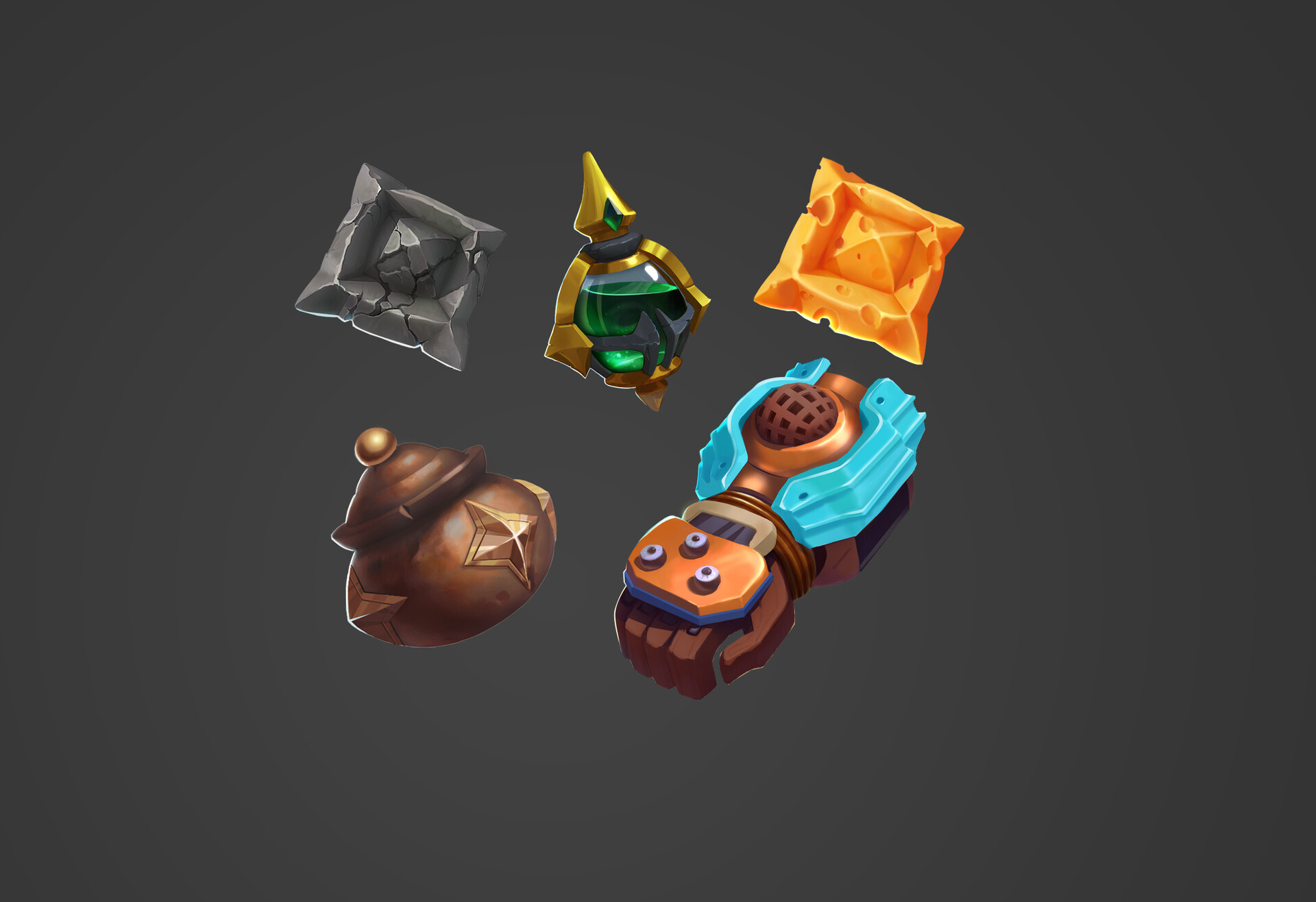 ArtStation - Materials render