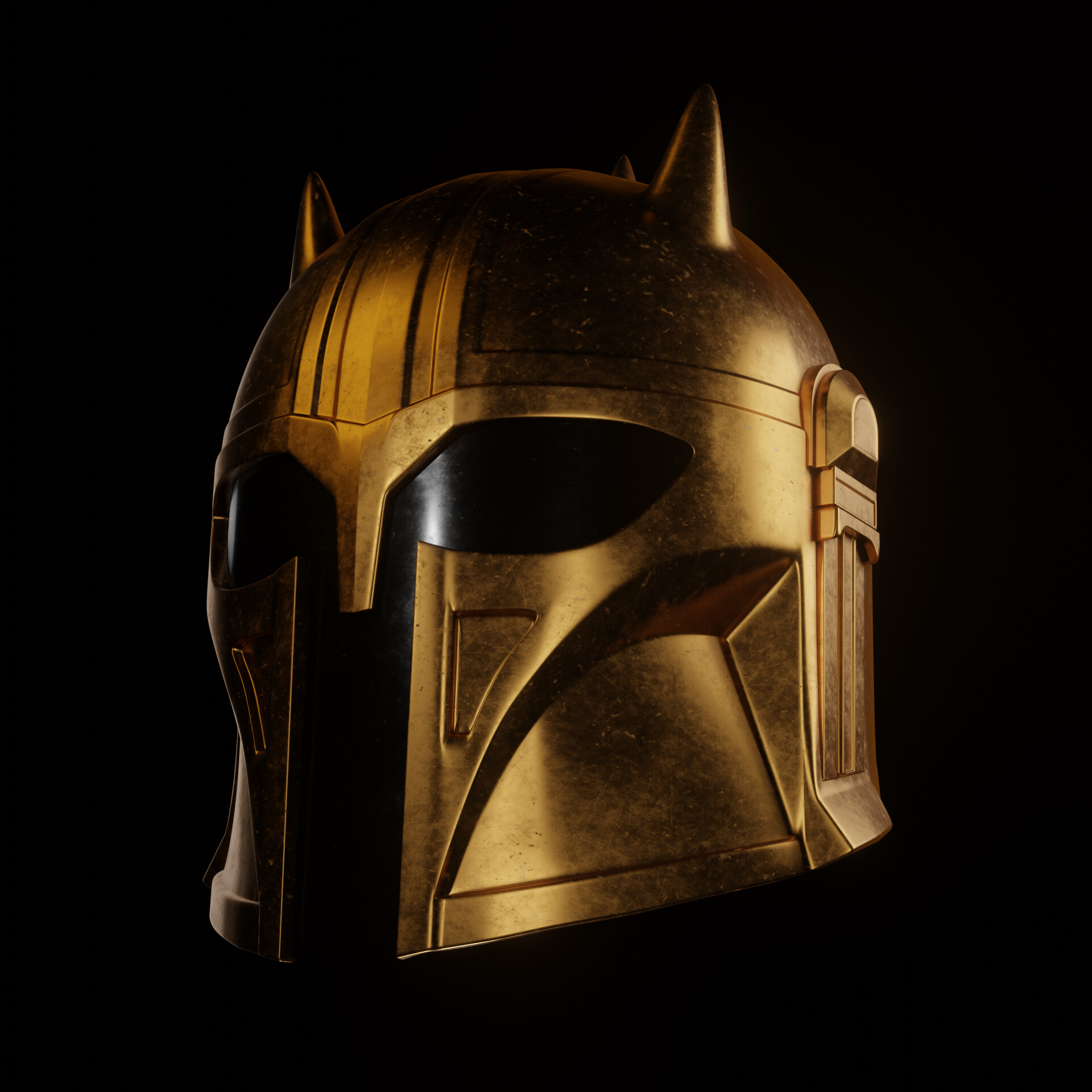 ArtStation - Mandalorian Armorer Helmet