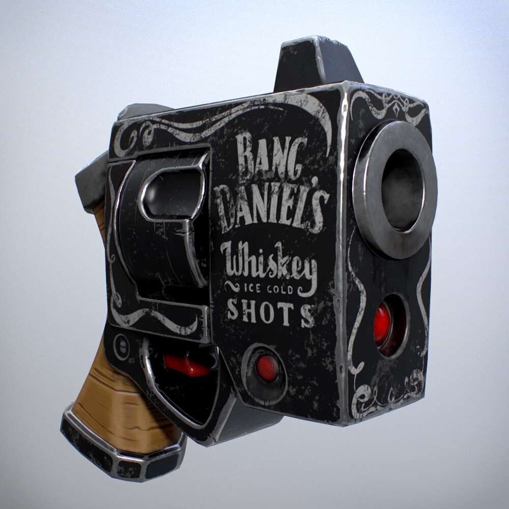 ArtStation - Bang Daniel's Whiskey Gun