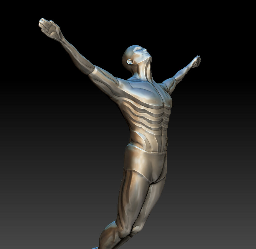 ArtStation - dubai mall water fall human model