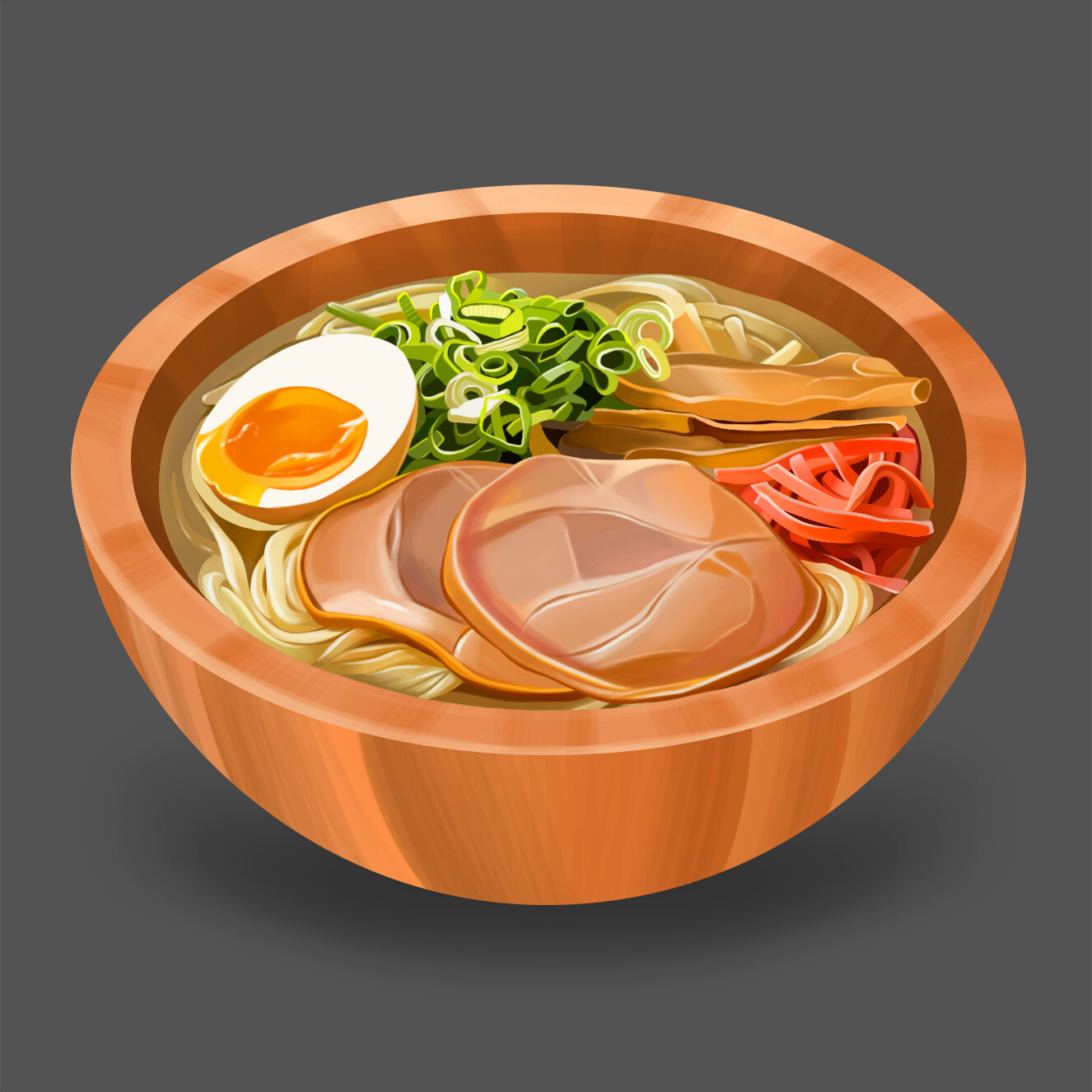 ArtStation - Food props (noodle)