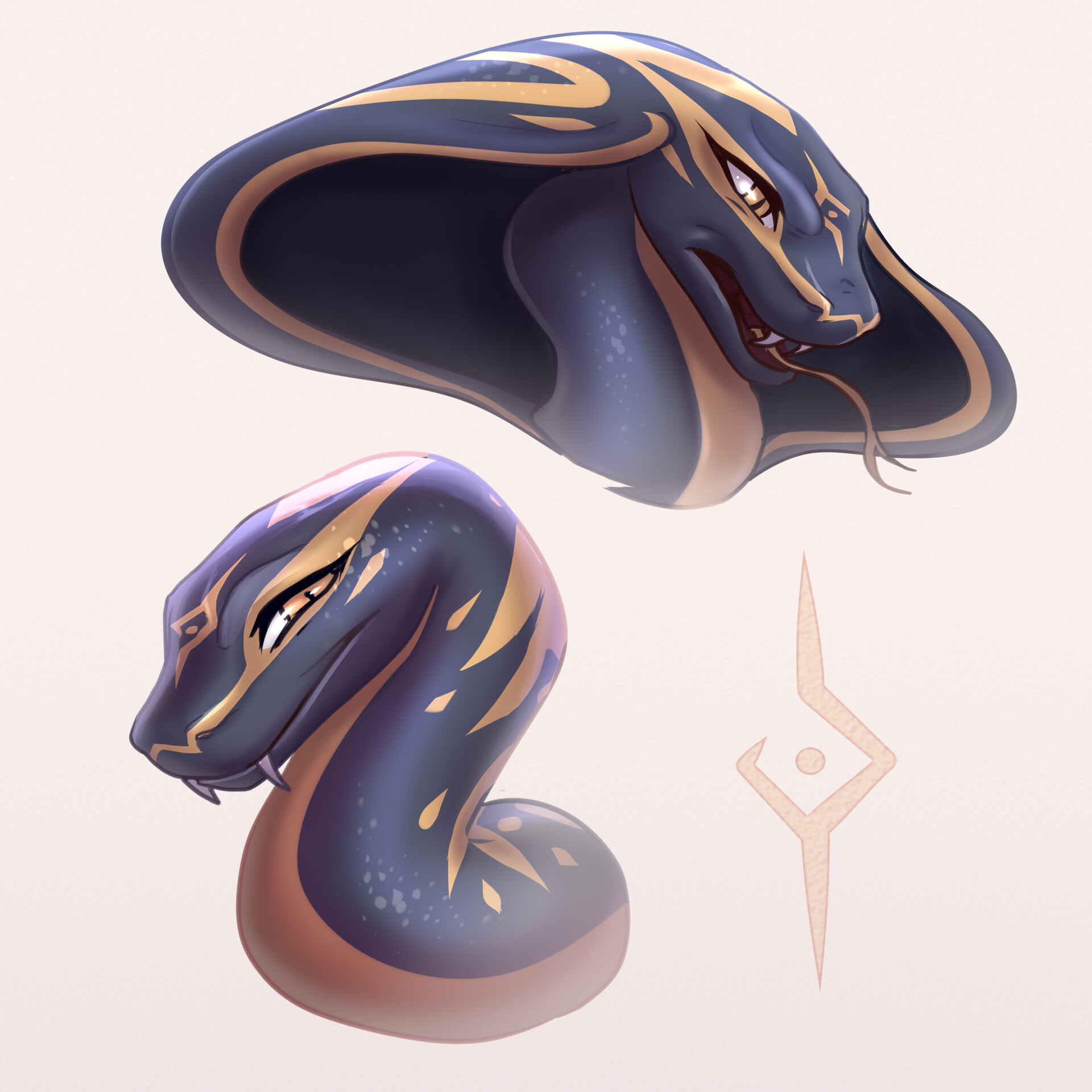 ArtStation - Snake commission