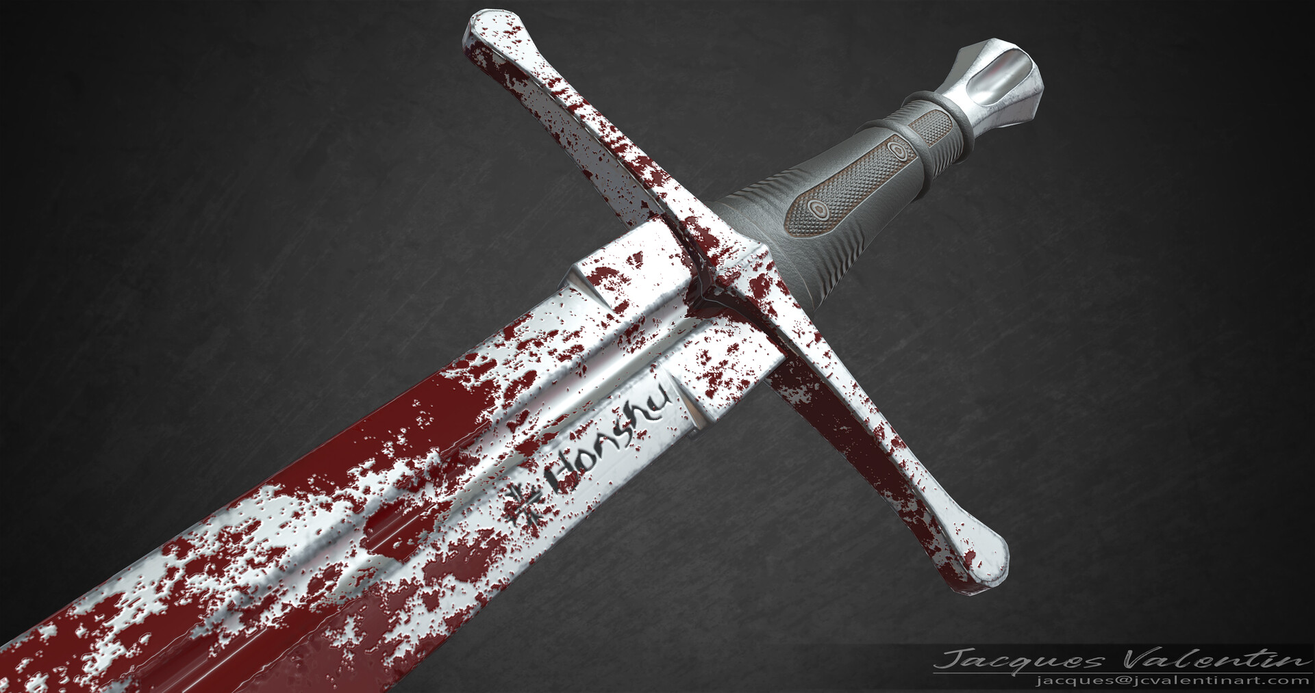 ArtStation - Honshu Broadsword and Scabbard - Final