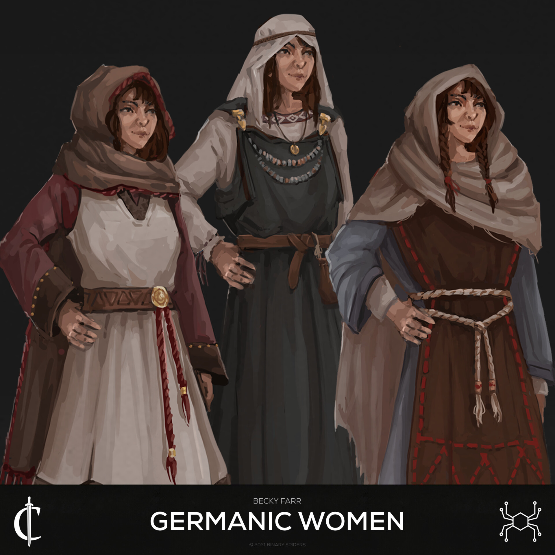 ArtStation - Germanic Civilians