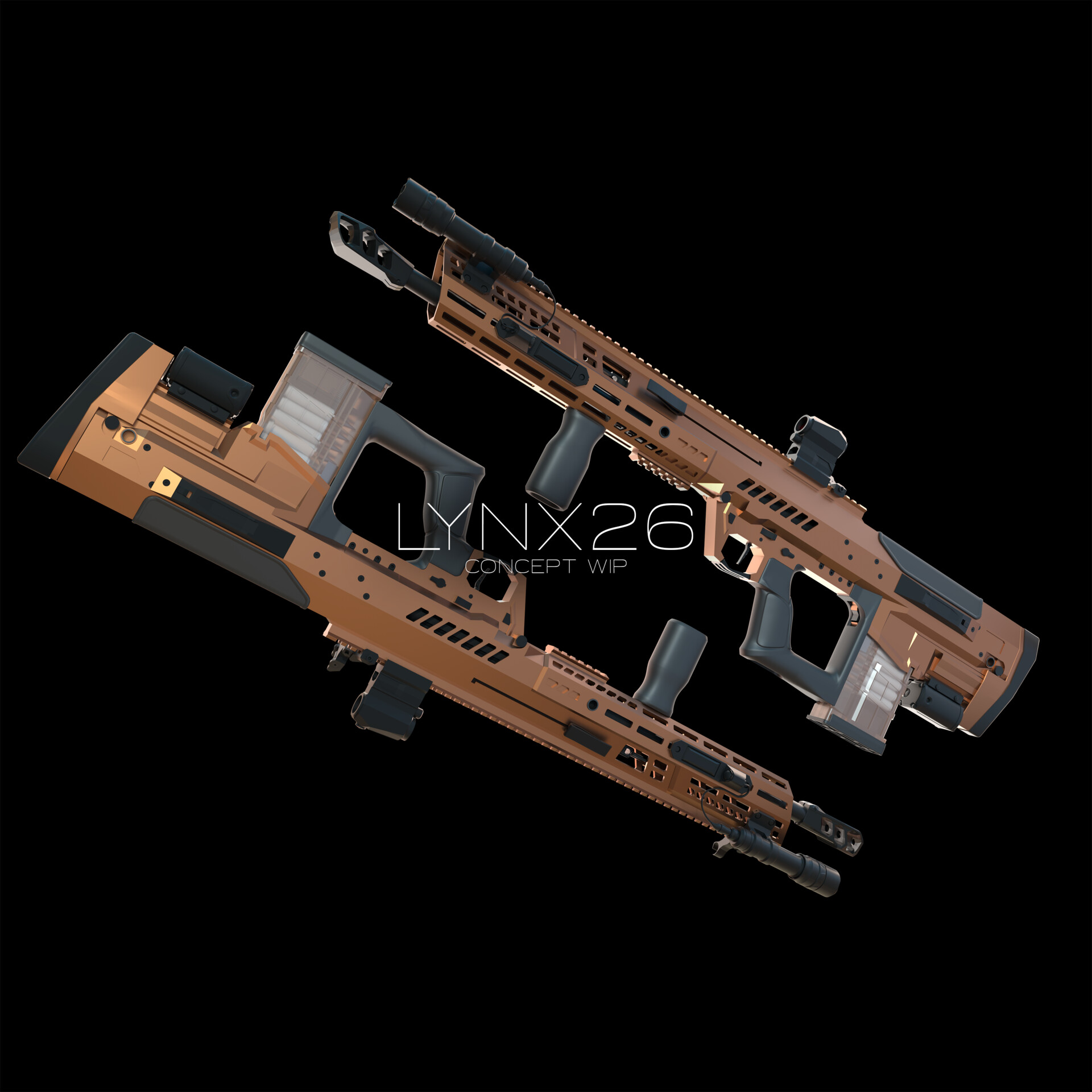 ArtStation - Lynx 26 Bullpup Concept